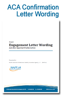 sample ACA confirmation letter wording