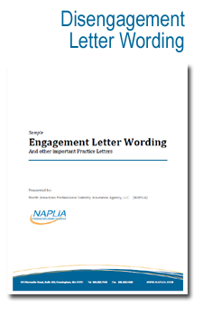 sample disengagement letter wording
