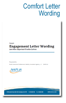 sample comfort letter wording